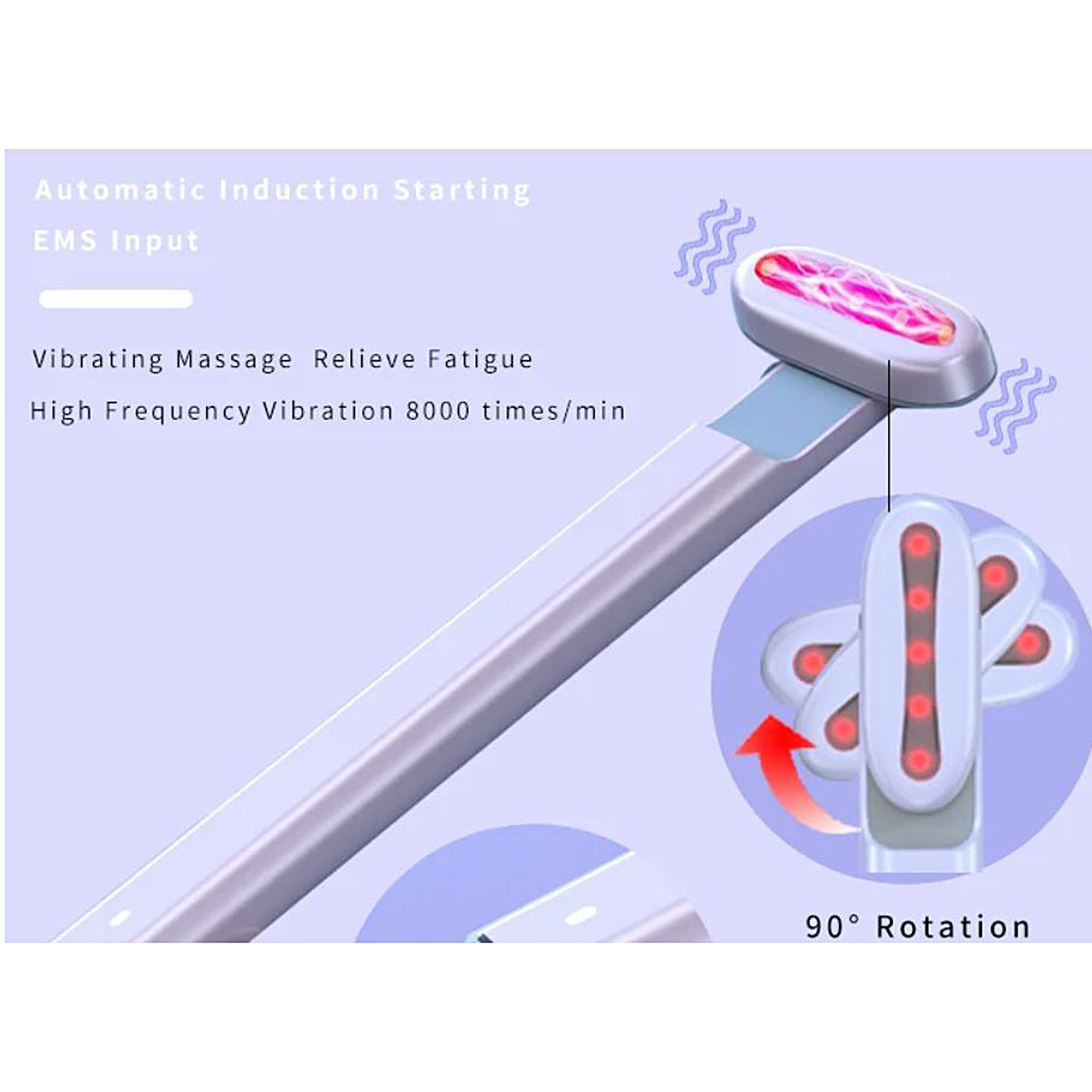 ThermaGlow 5-IN-1 Red Light, MicroCurrent, Heat & UltraSonic Massage T ...