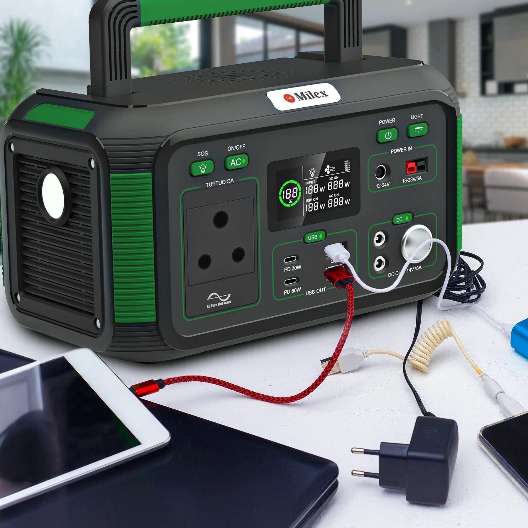 Milex Milex 300W Portable Power Station - IGIA NEW YORK