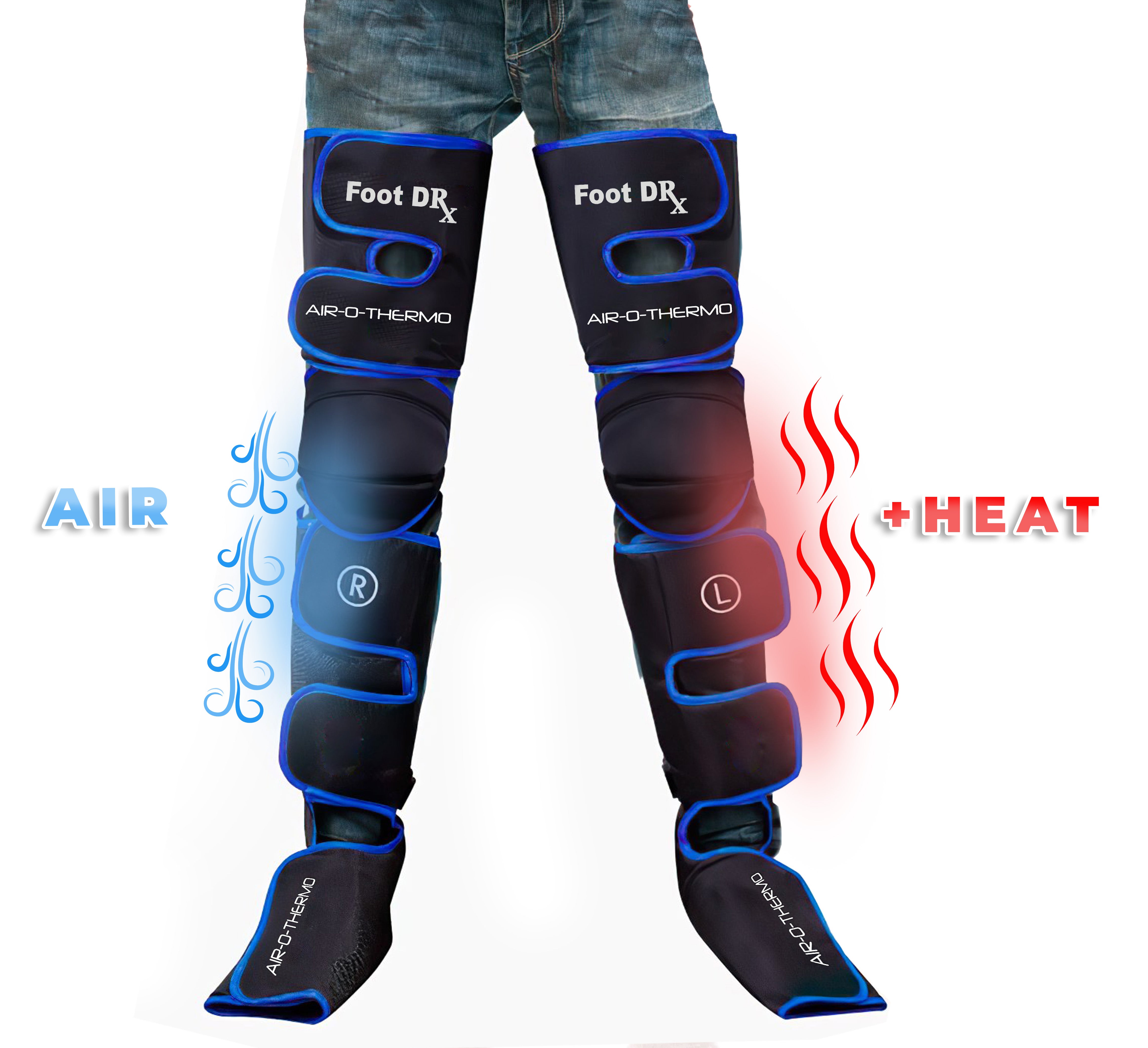 Air-O-Thermo Full Leg Air Compression with Cord - IGIA NEW YORK